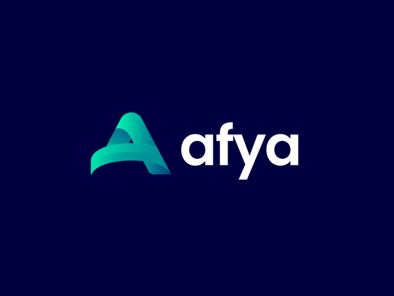 Afya-Logo design (A Letter logo) by Sujit Debnath on Dribbble