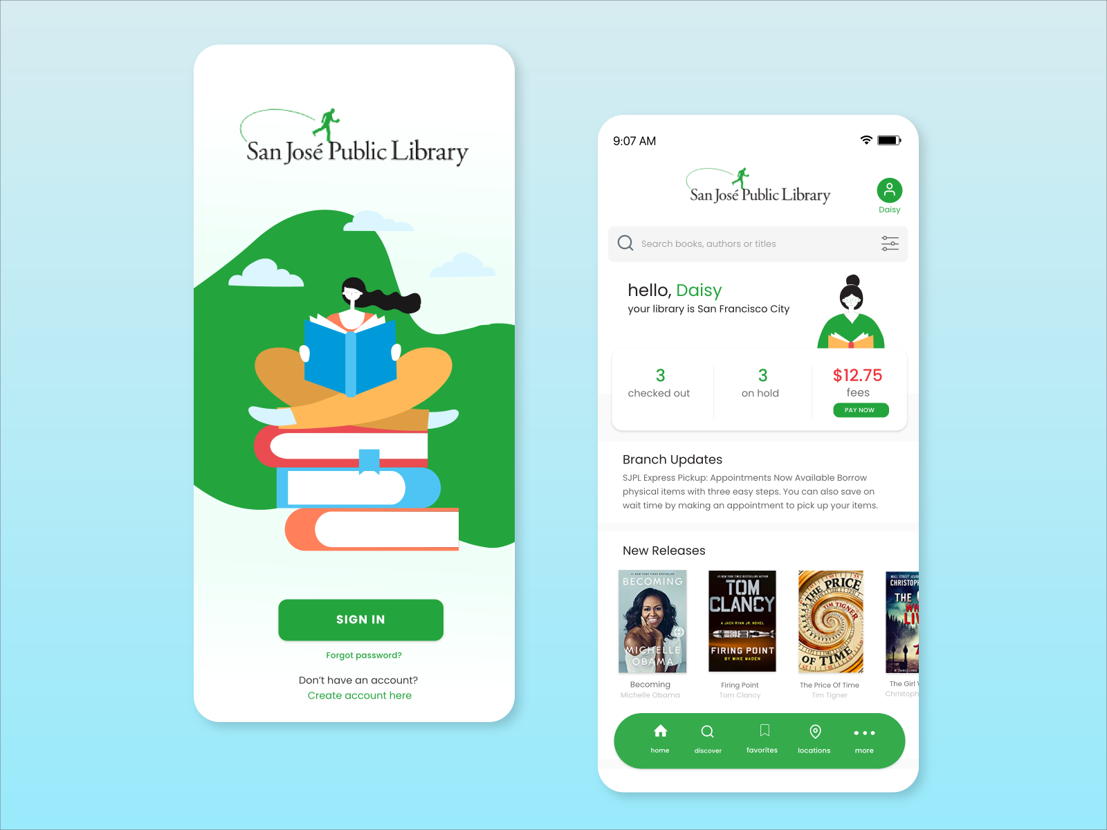 SJ Library Redesign by Rachel on Dribbble