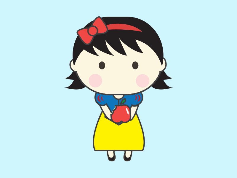 Chibi Snow White by Rachel on Dribbble