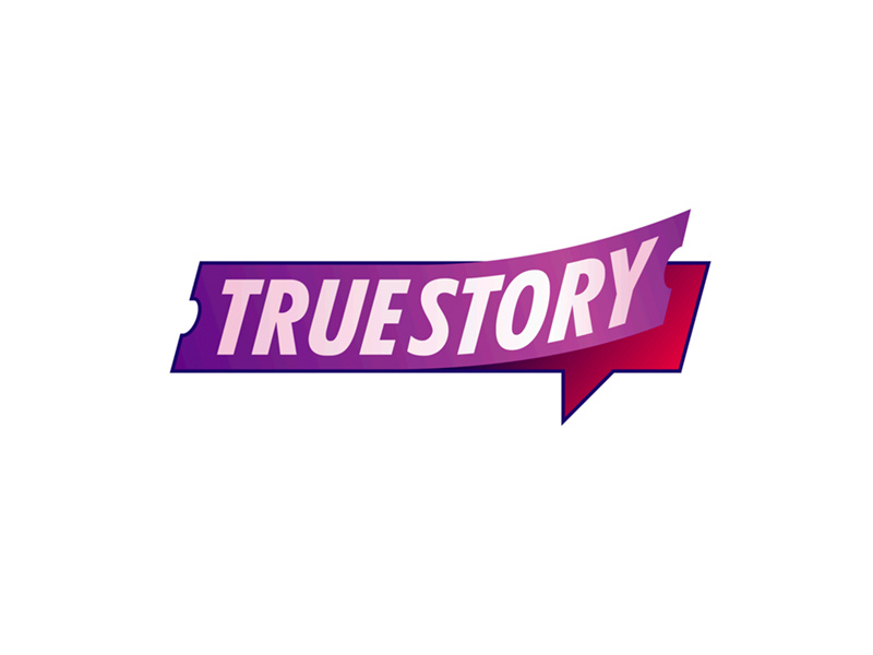 TrueStory logo proposal by Kim Dolleris on Dribbble