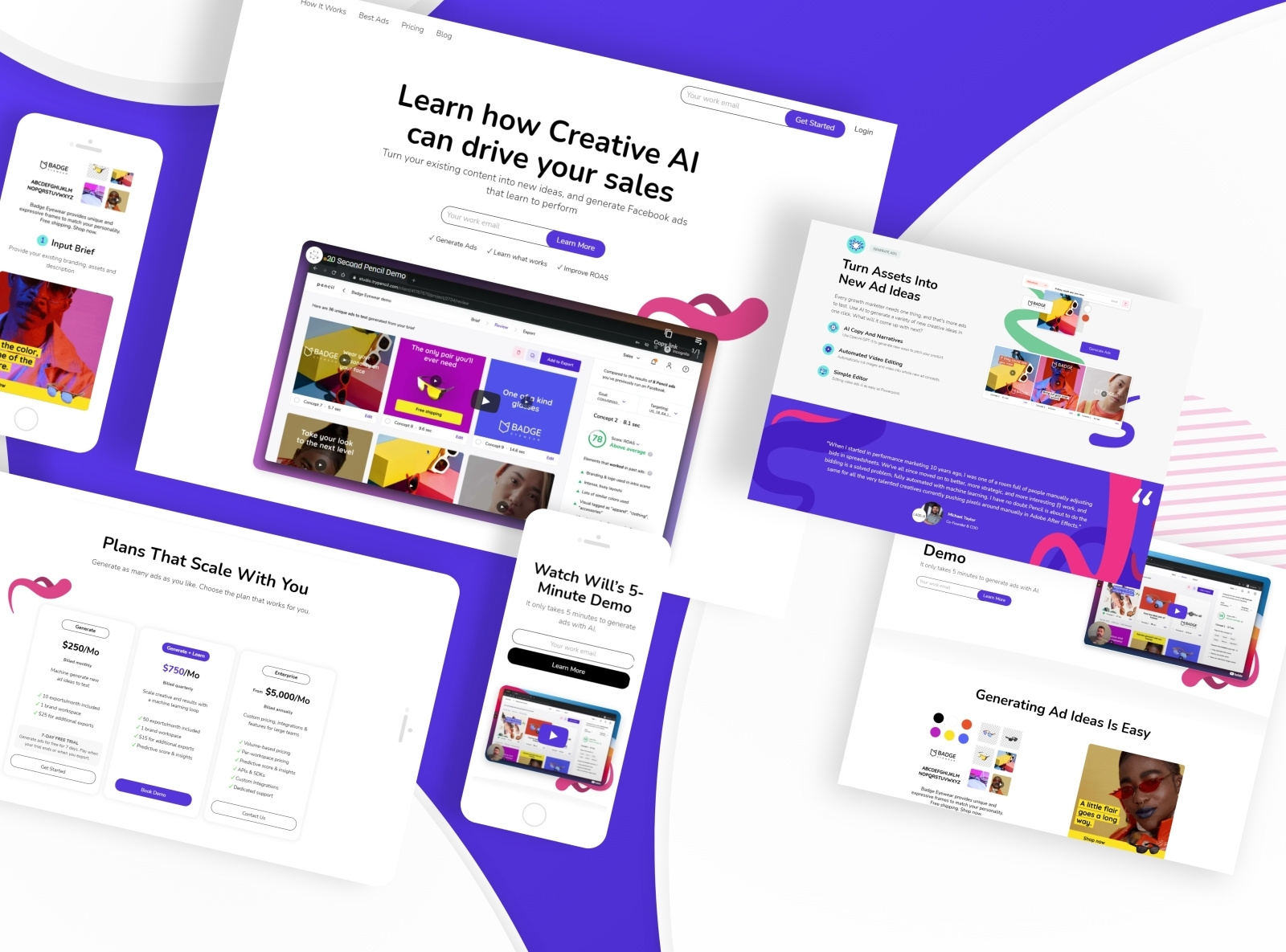 Pencil - Website Design & Development by Rhami Aboud on Dribbble