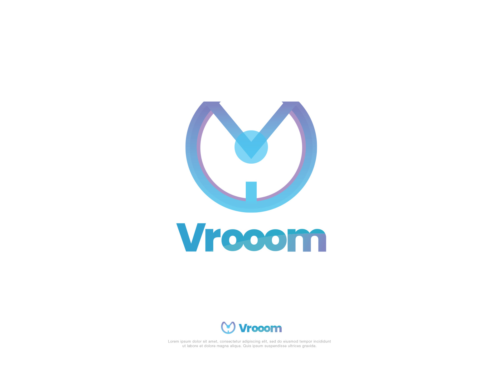 Vrooom Logo design by Istiaque Ahammed on Dribbble