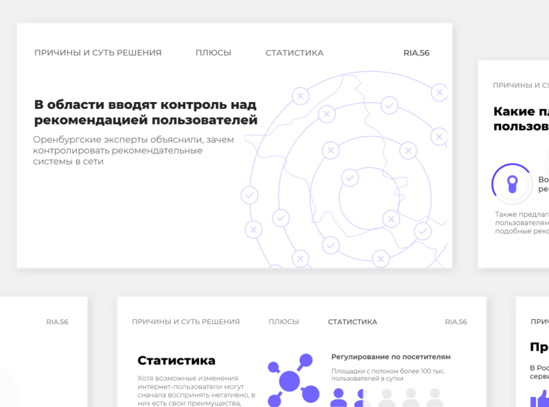 Five Slide Article Presentation by Pavel on Dribbble