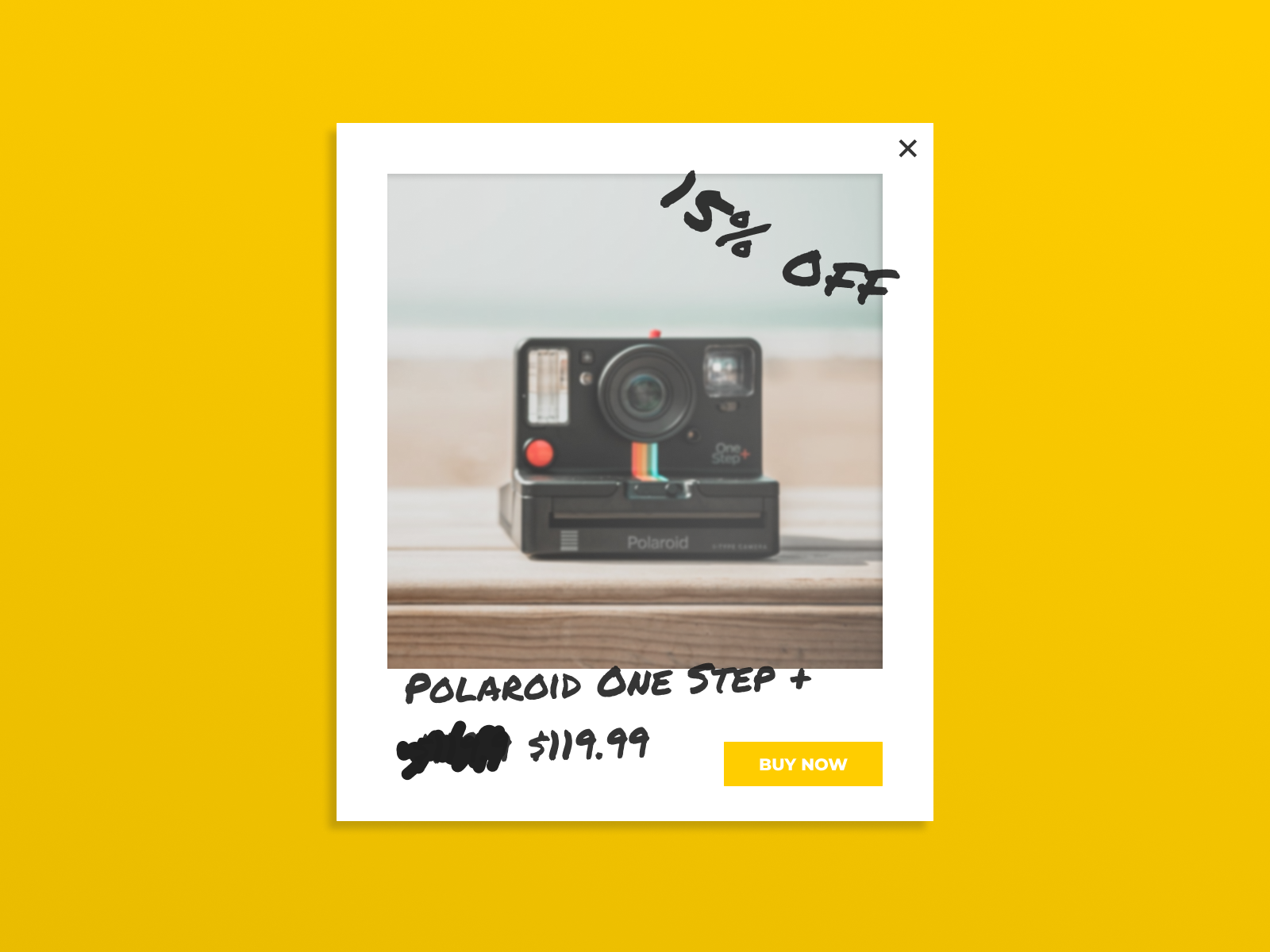Special Offer pop-up by mike double on Dribbble