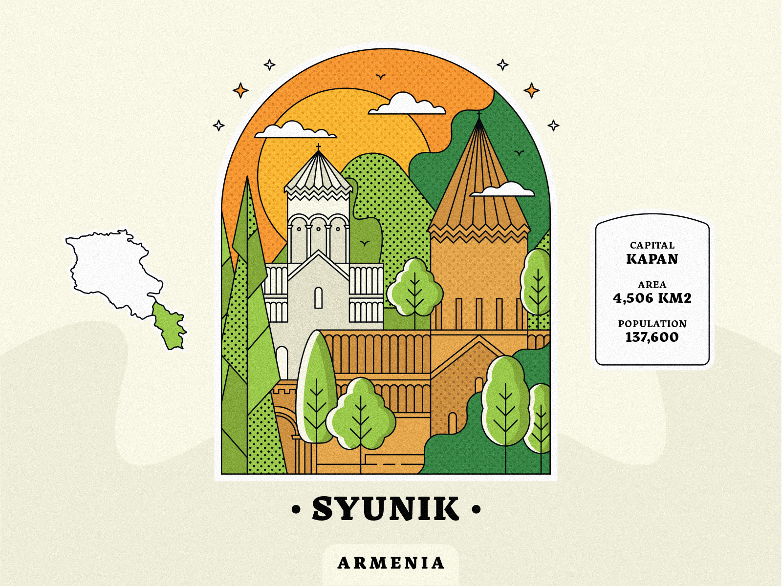 Syunik / Armenia by Natalie Mkrtumian on Dribbble