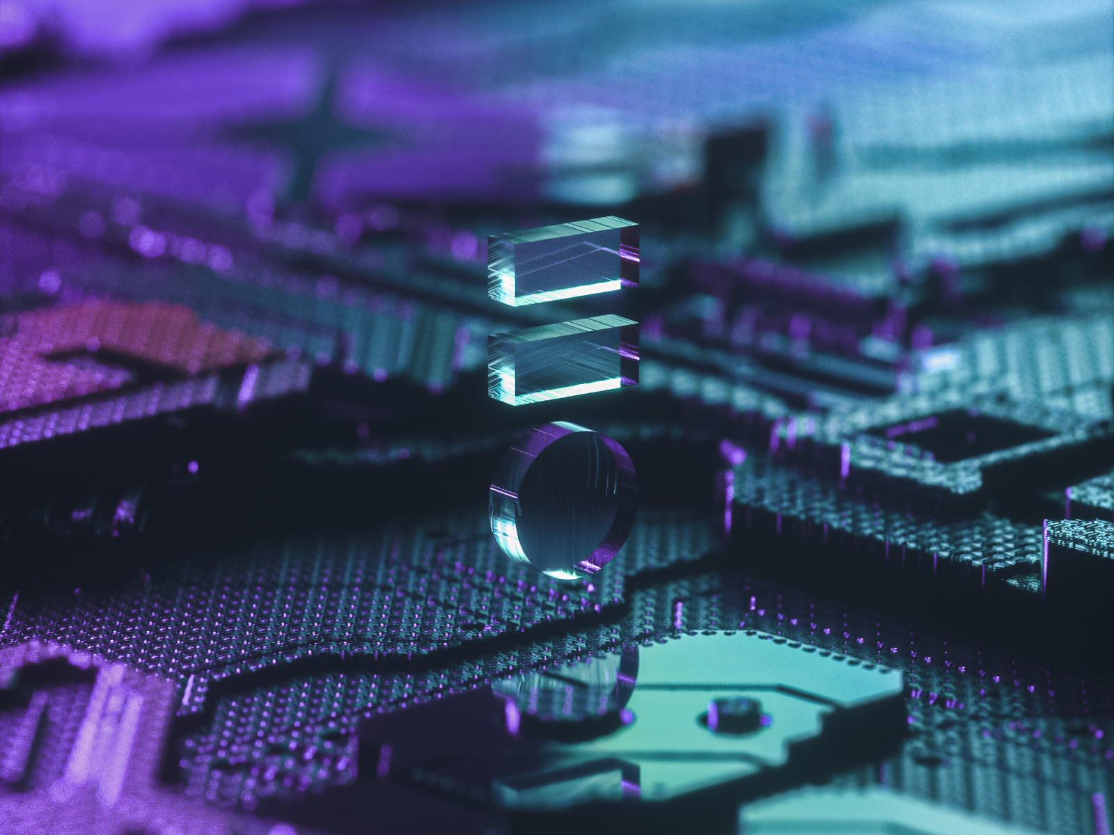 3D Glassy Logo by Hamza Ouâddi on Dribbble