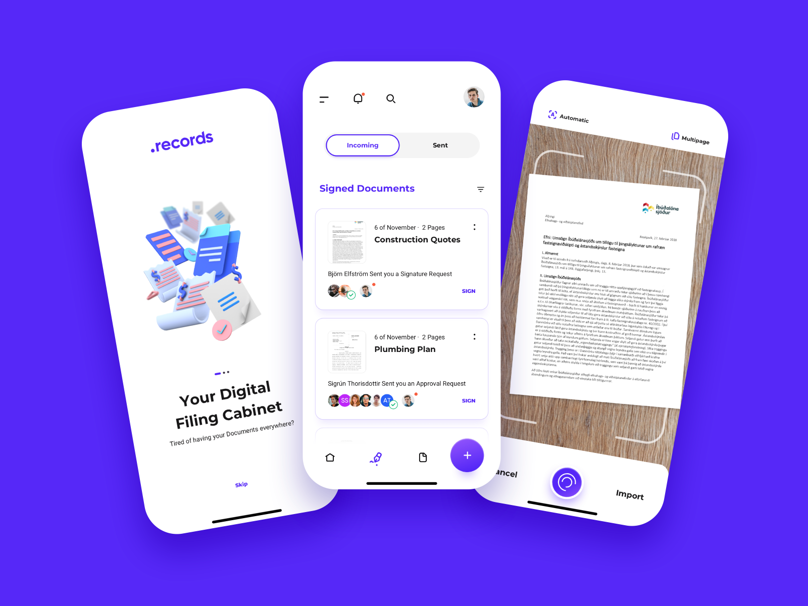 Document Management App by Richard Segura on Dribbble