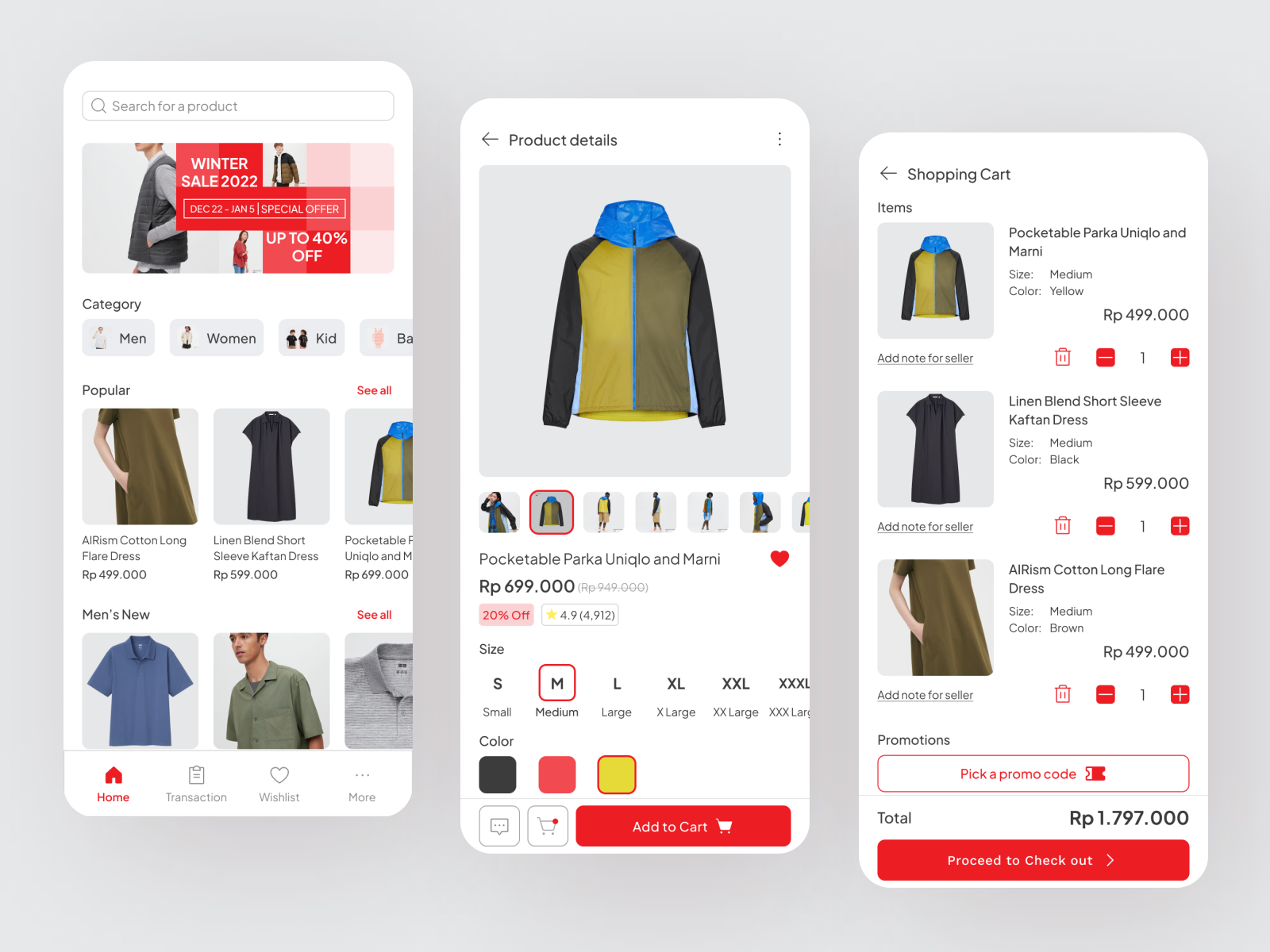 E-commerce Design Exploration by Nico Wilson on Dribbble
