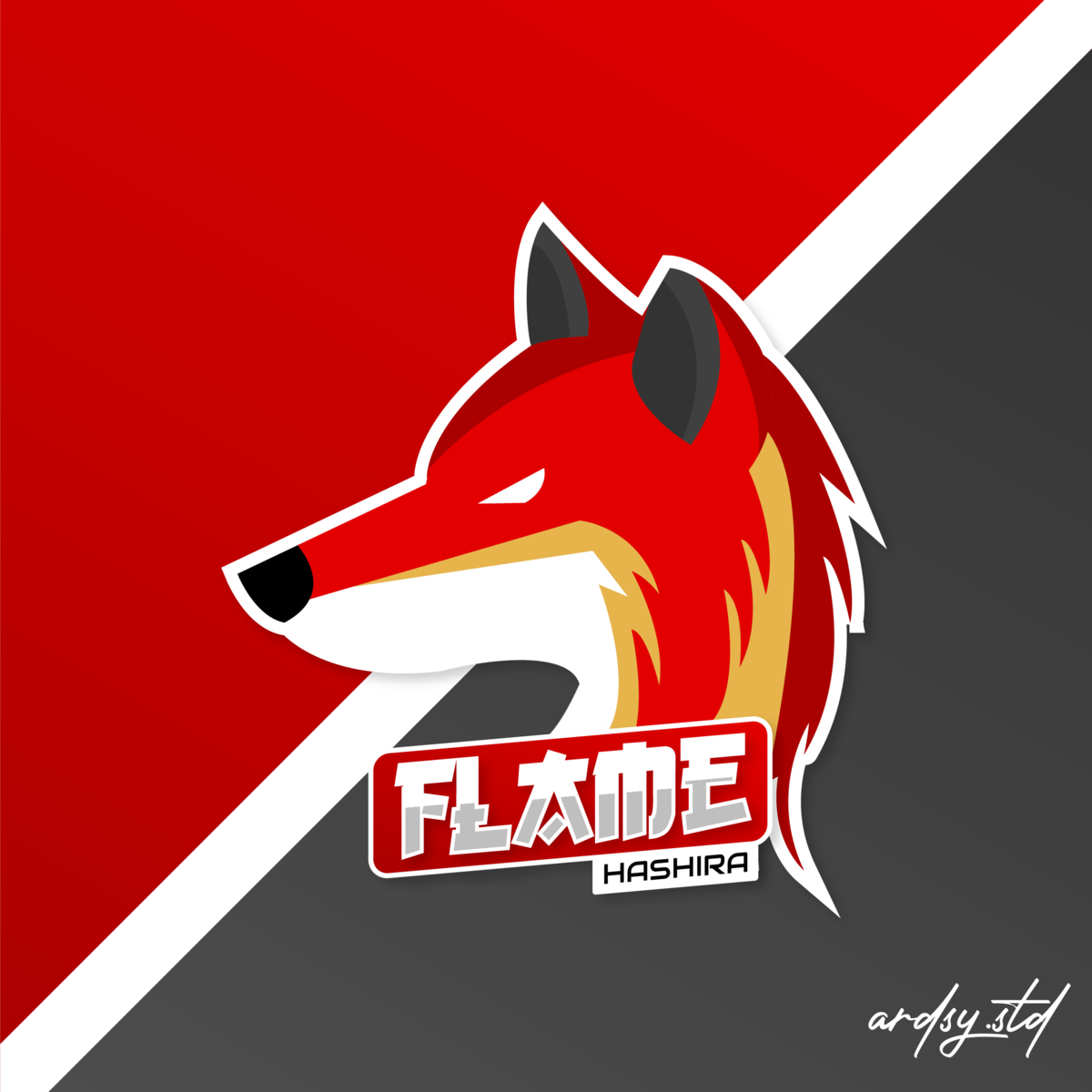 Esports Logo Style : Burning Wolf by Ardian Akbar on Dribbble