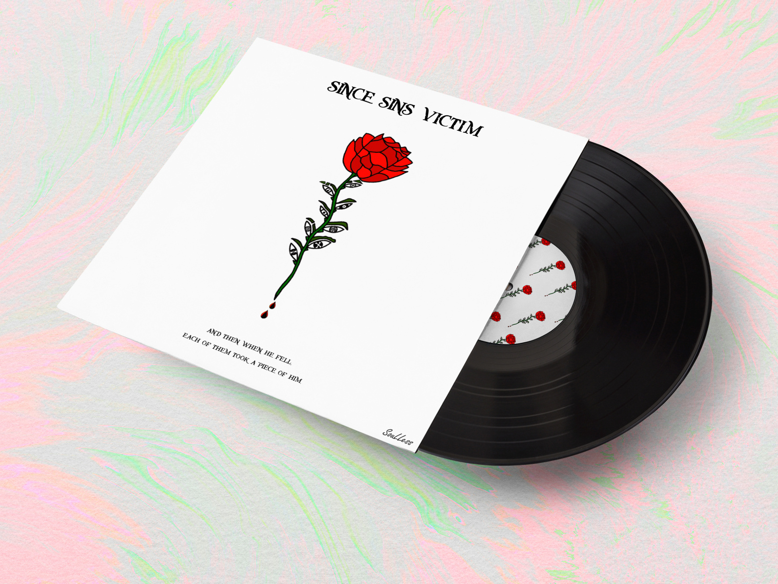 Vinyl record – Since Sins Victim by Vitalii on Dribbble