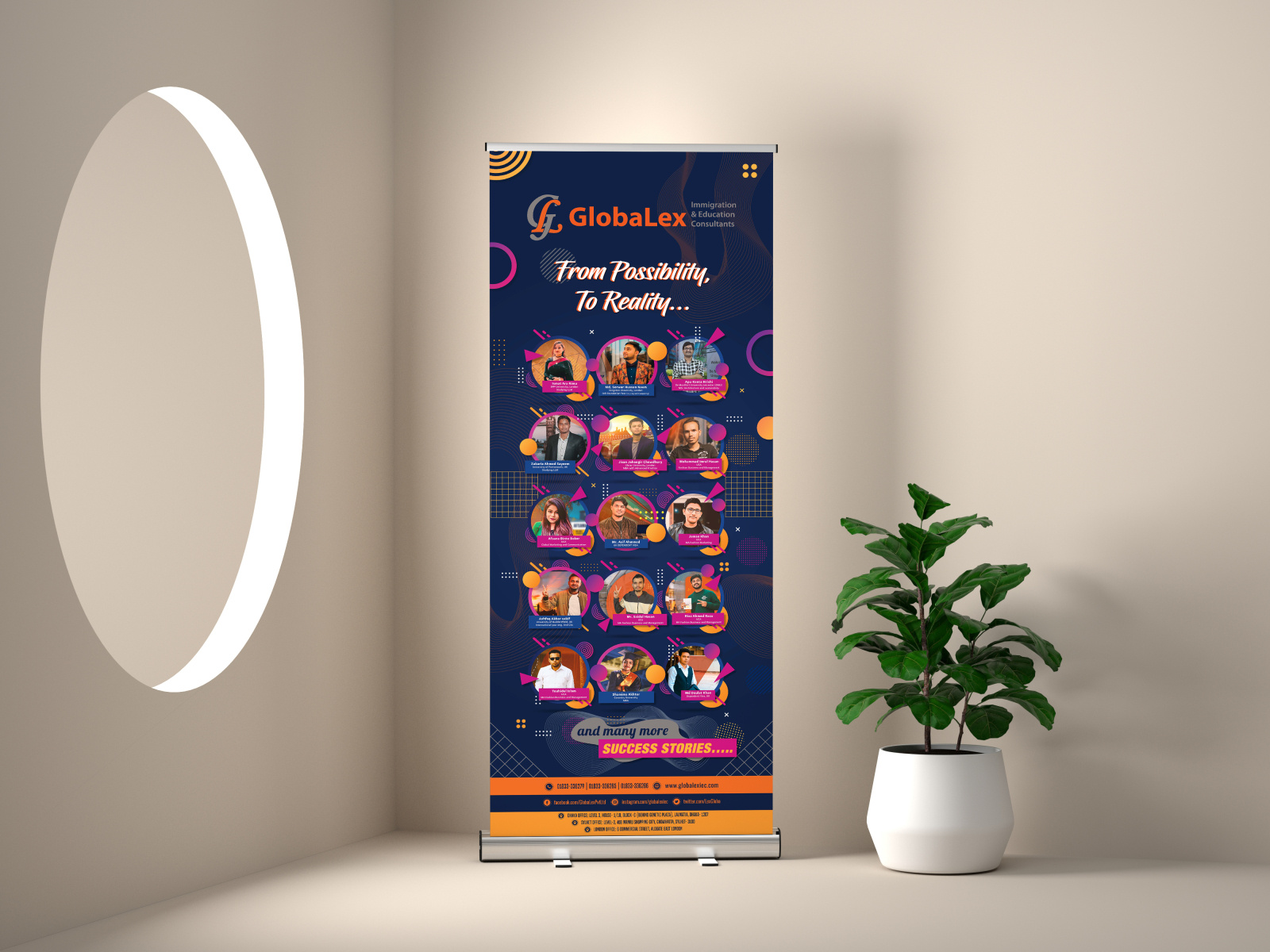 X-Banner or Roll-up Banner Design by Ahasanul Haque Chowdhury on Dribbble