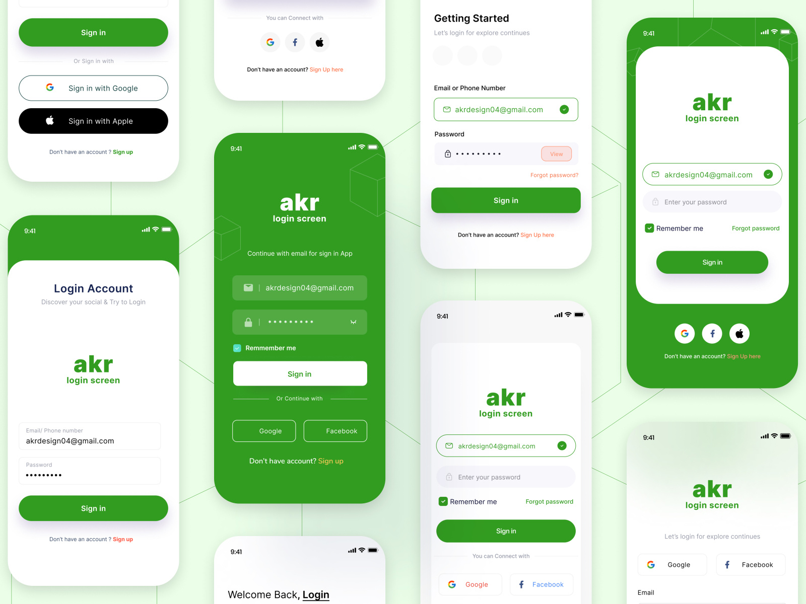 Dribbble - Login Screens Dribbble.jpg by akrdesign