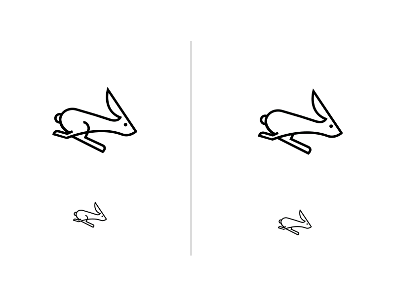 Rabbit Mark Two by David Hansel on Dribbble
