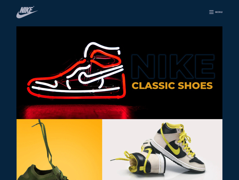 NIKE - User Interface by Chintan Anand on Dribbble