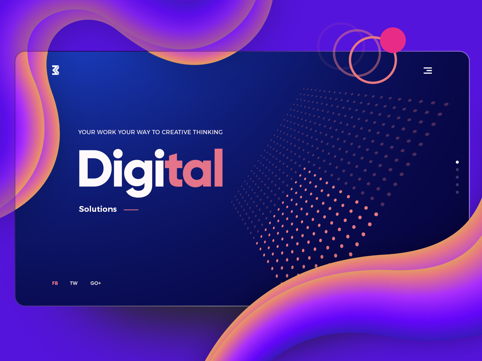 Creative Design Agency Website by M S Brar on Dribbble