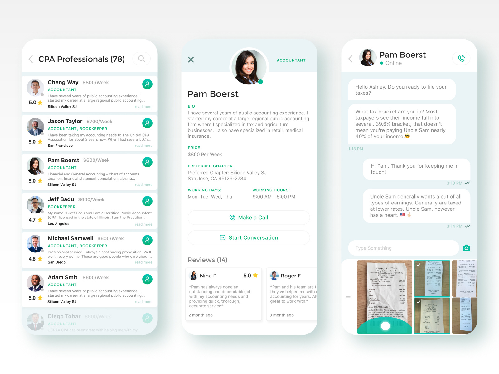 Taxplain App - Professionals List, Profile, Conversation by Denys ...