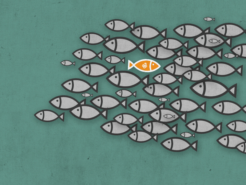 Free Thinking Fish by Immortology on Dribbble