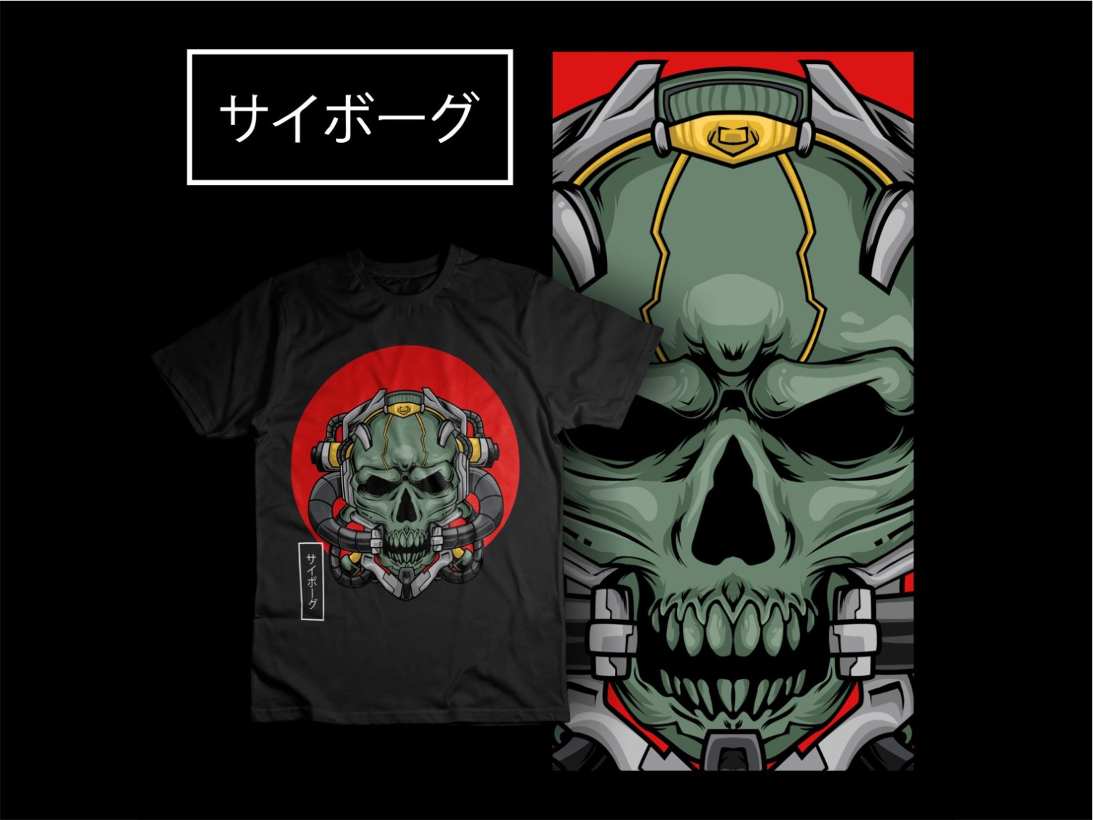 Cyborg Skull by Indra Oktafiyanto on Dribbble