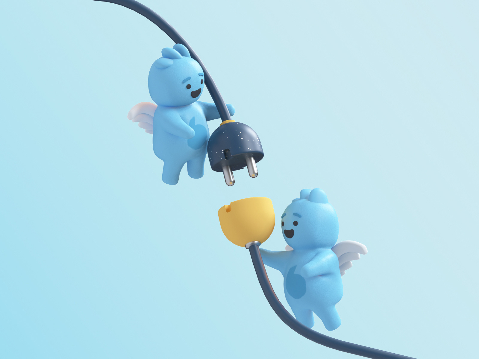 3D | Ditto: Sign-in Screen Illustration by Neha Dinesh for Timeless on ...