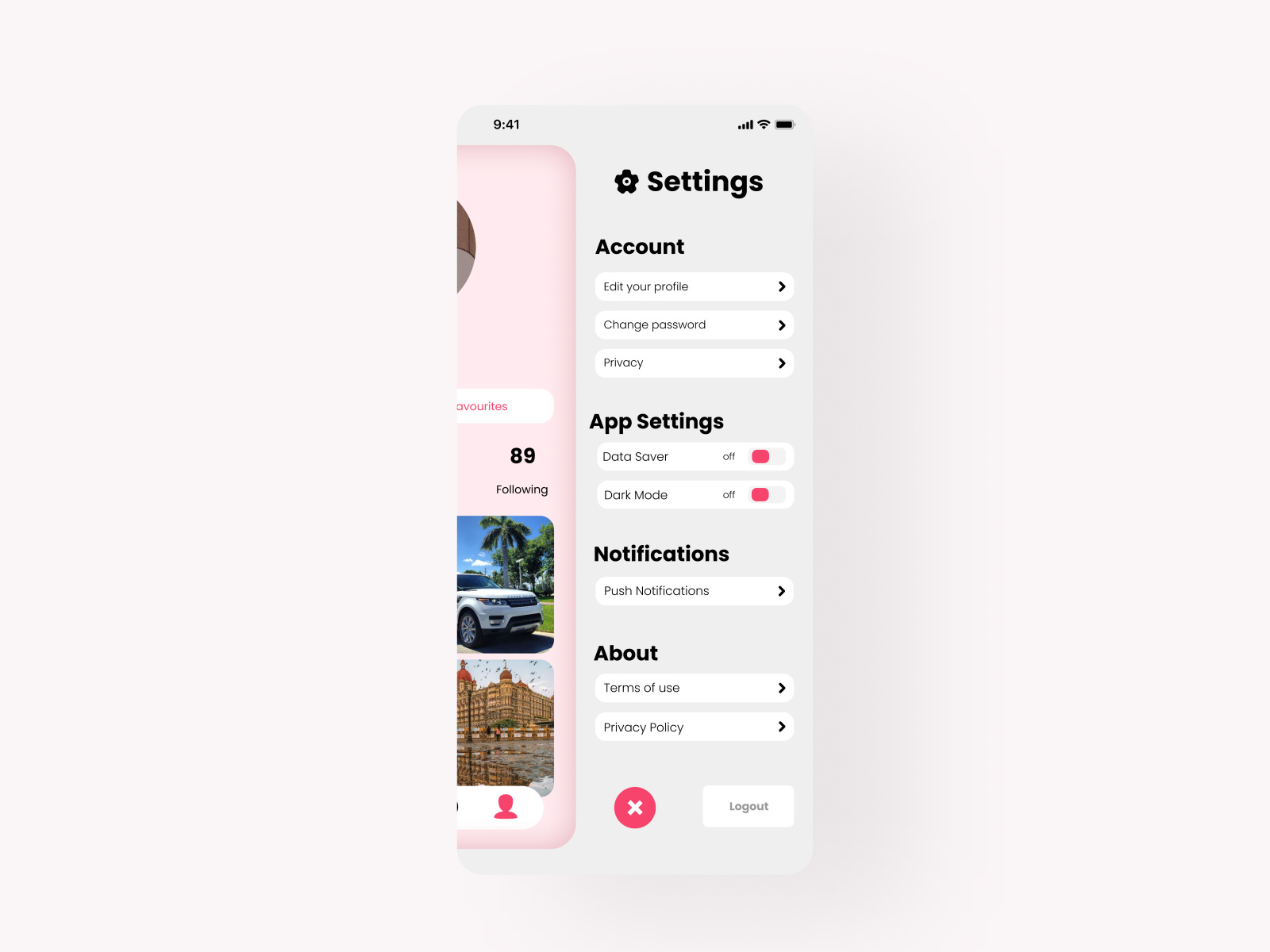 Settings Page UI Design by Tomcy Thomas on Dribbble