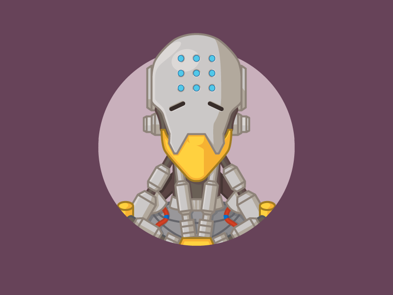 Overwatch - Zenyatta by Julien Bonnet on Dribbble