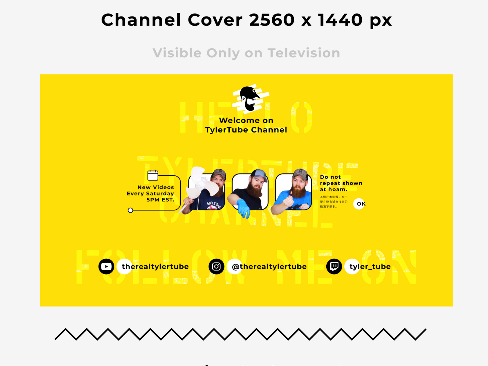 Background cover for TheRealTylerTube YT Сhannel by Oksana qoqsik on ...