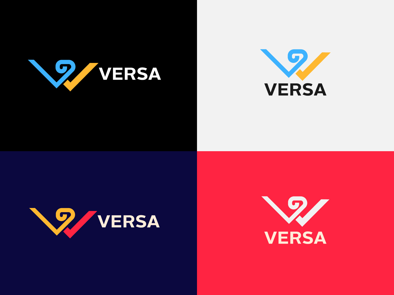 V latter Mark (VERSA) by Sajedul Islam Saju on Dribbble