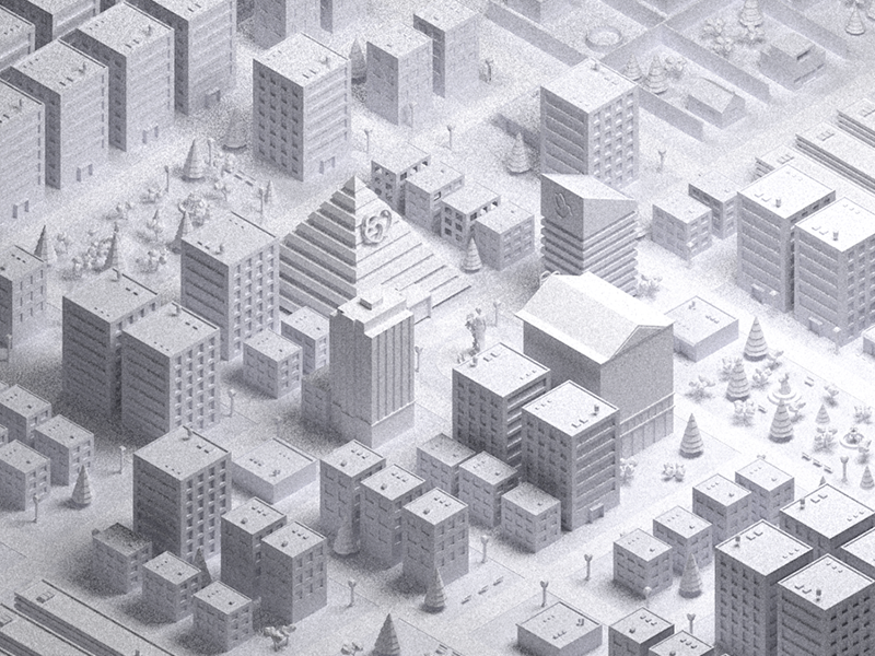 Orwell, 1984 - CITY by Elisa Dubois on Dribbble