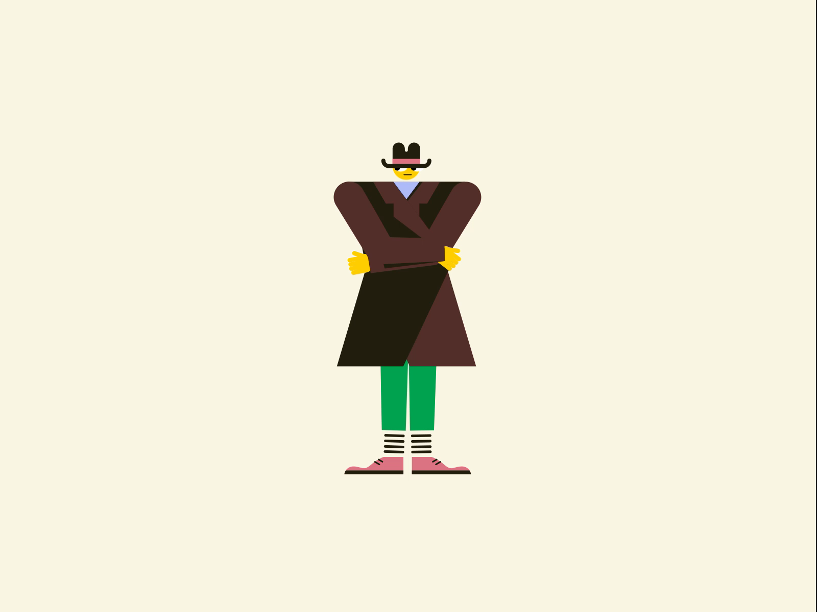 Character Mr. Artist by Outcrowd on Dribbble