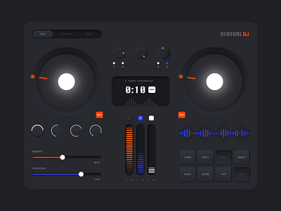 Web app - VirtualDJ by Outcrowd on Dribbble