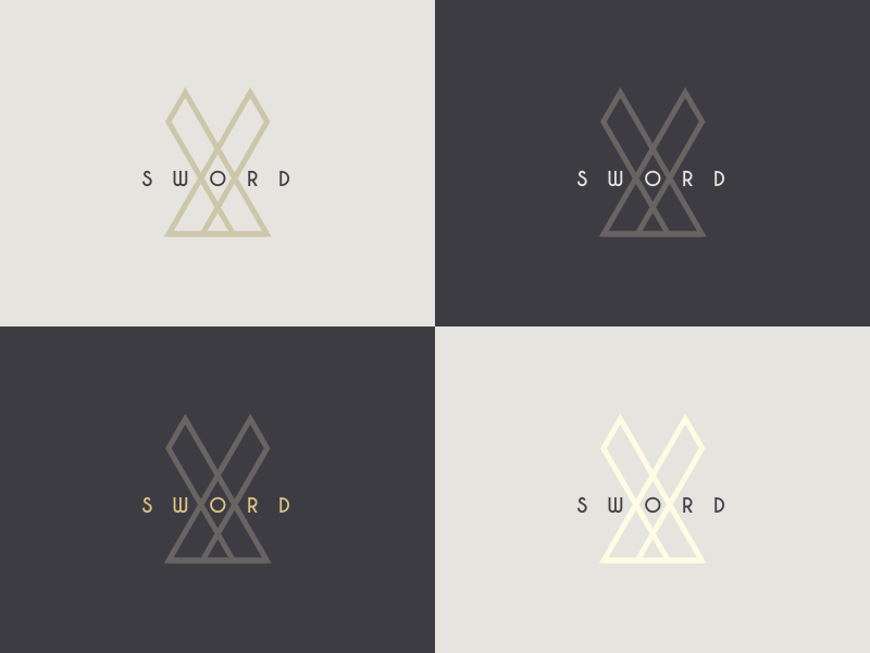 Sword Logo Progress by Matt Killy on Dribbble