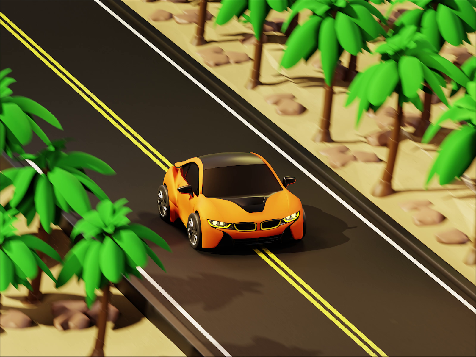 3D Car Animation - summer by benjiam for Pela Design on Dribbble