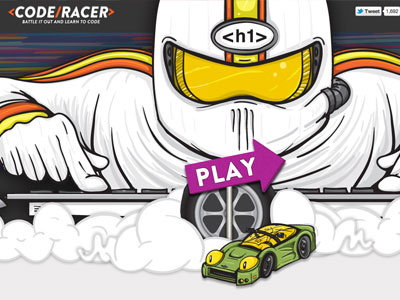 Code Racer by Mat Helme on Dribbble