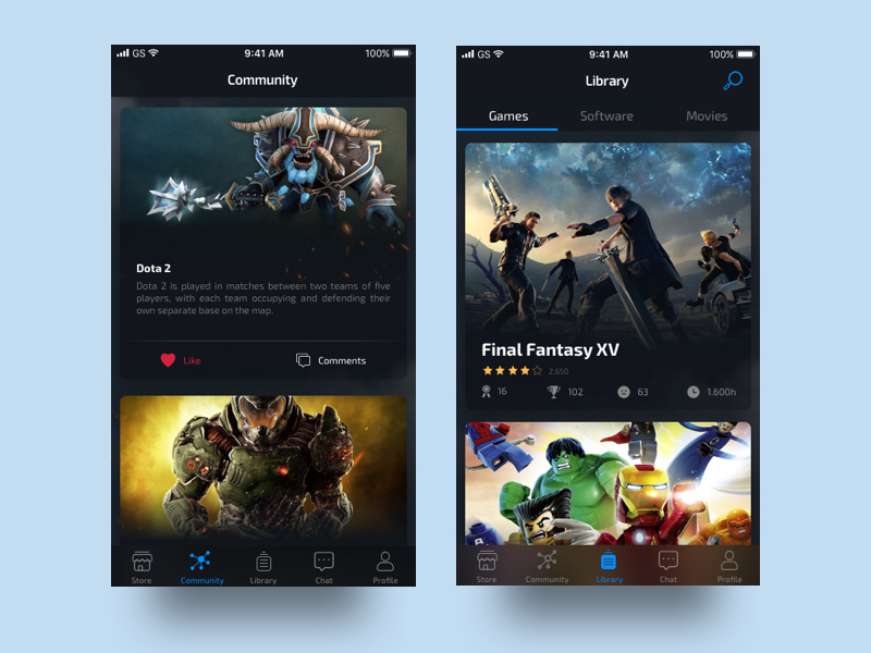 Steam Redesign by Guto Kawakami on Dribbble