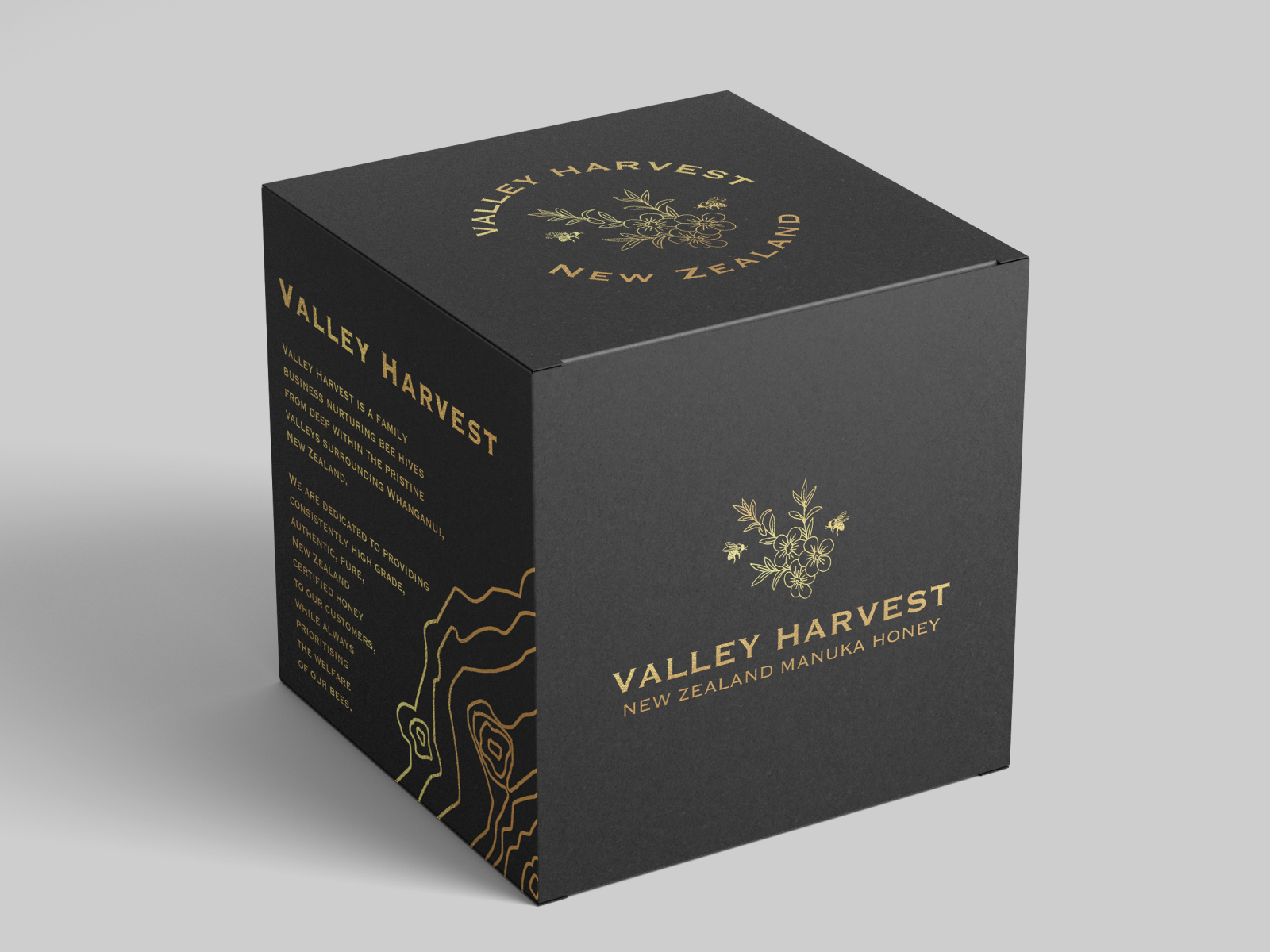 Valley Harvest Honey Box Packaging Design Concept by Edward Frankham on ...