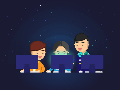 3 Types of Gamers by Arief Bahari • fjordmotion.com on Dribbble