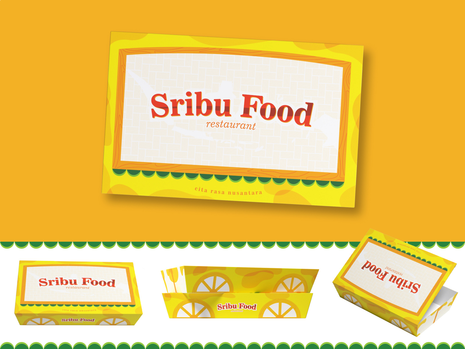 Simple Restaurant Takeaway Packaging Concept (Sribu Food) by Hafizh ...