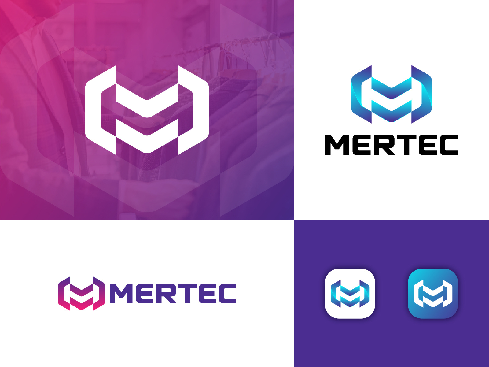 Mertec-M Letter Logo Modern Design by MD. JIBON MUNSHI on Dribbble
