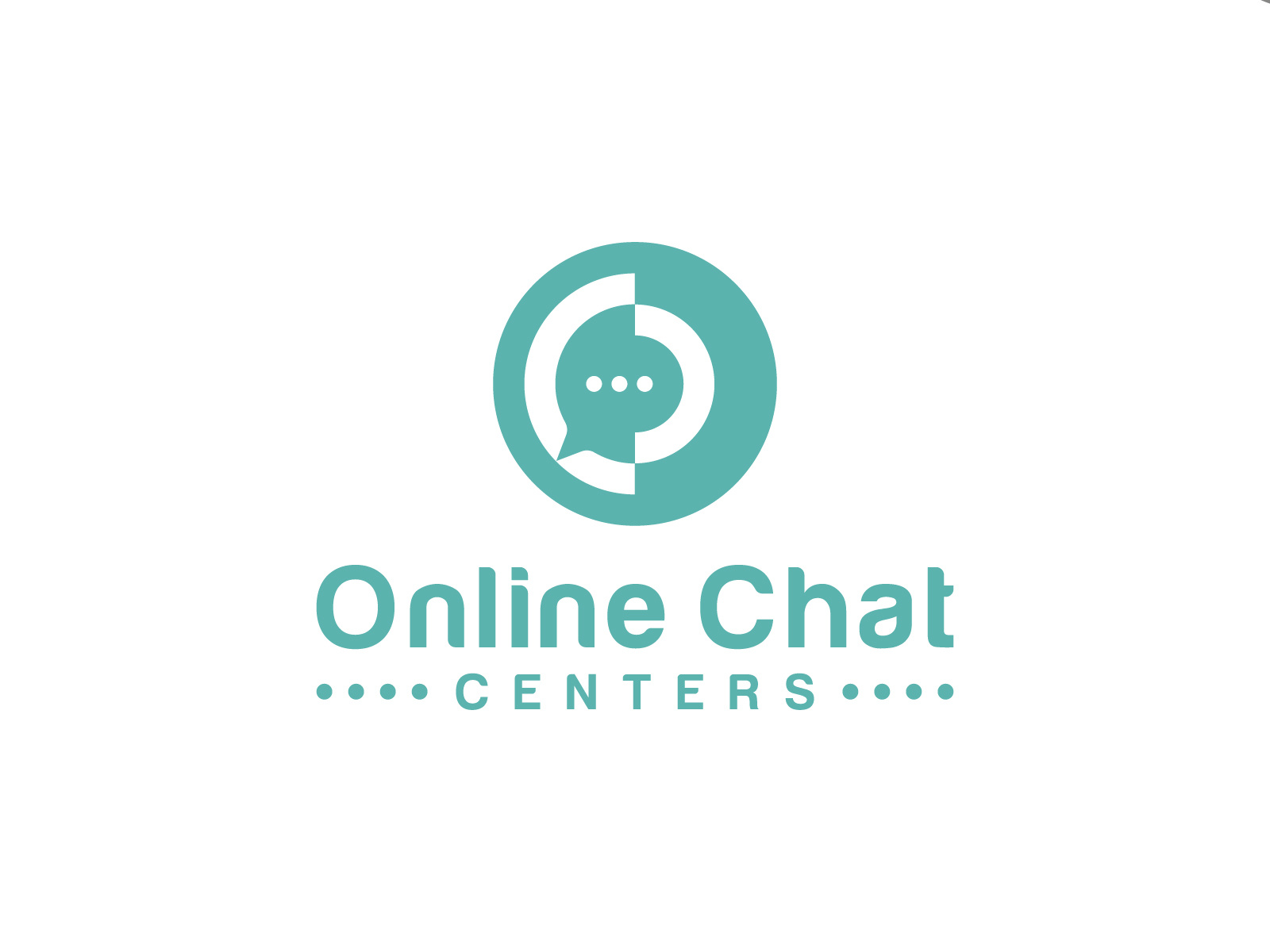 Online Chat Centers Modern Letter Logo by MD. JIBON MUNSHI on Dribbble
