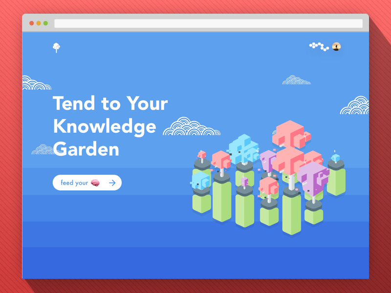 Knowledge Garden by Teo Boley on Dribbble