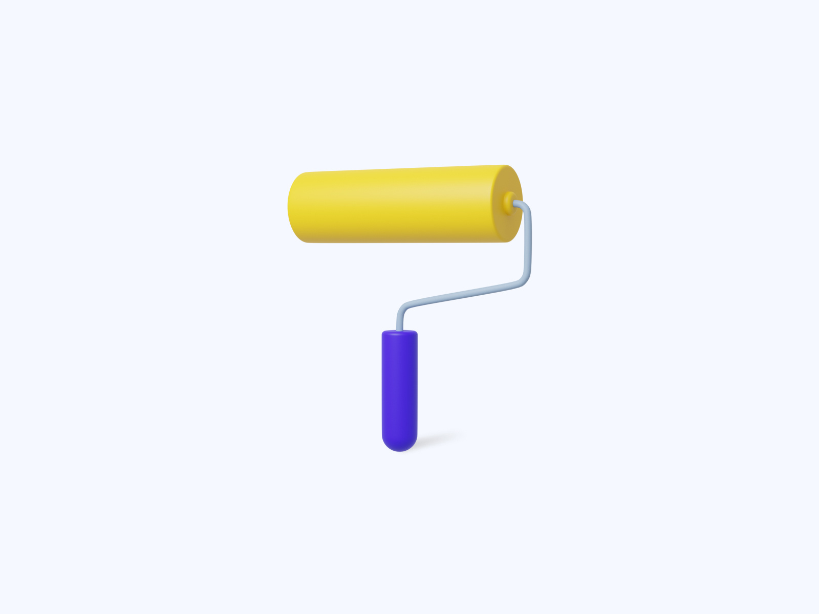Paint roller 3D icon by free3dicon.com on Dribbble