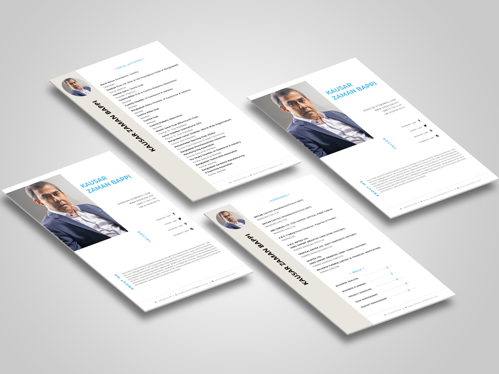 Business profile Company MD /Chairman / CEO by ASIVE CHOWDHURY on Dribbble