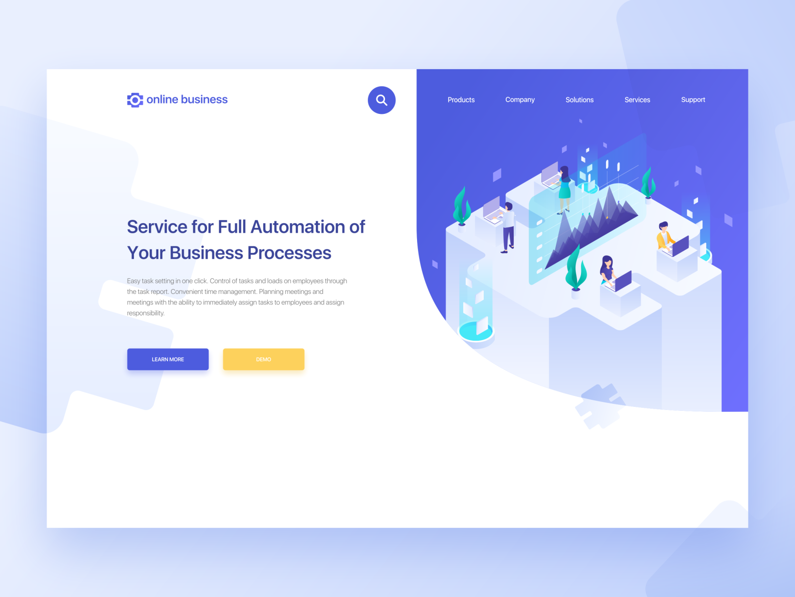Business process by Aleksandr on Dribbble