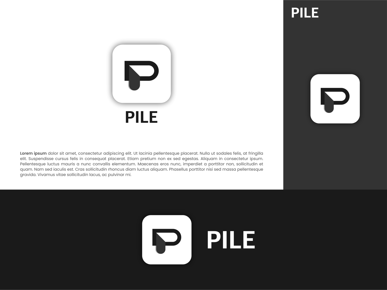 Letter P for app Logo by Dua Kepala Creative on Dribbble