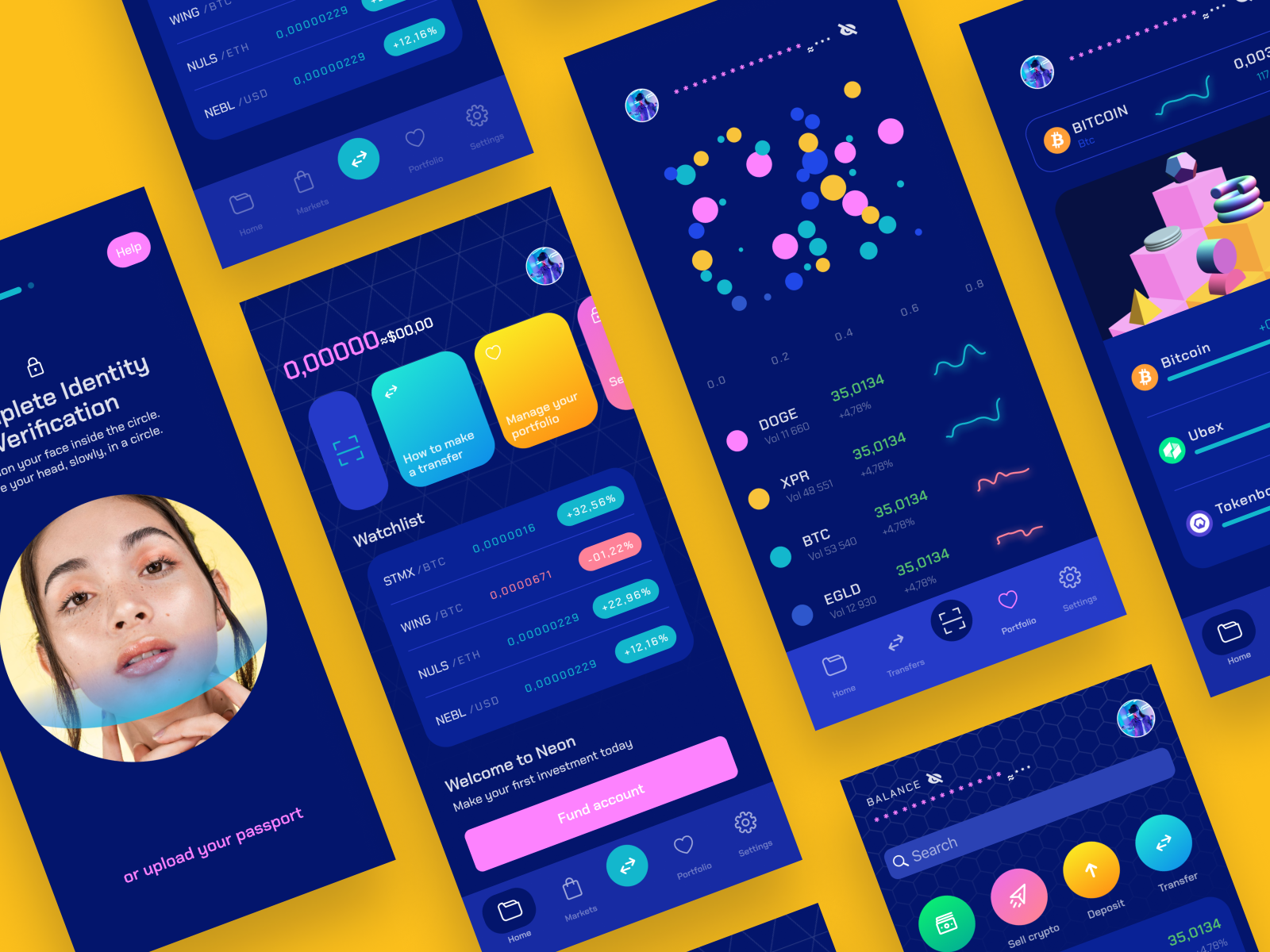 NEON UI KIt by Artur Mineev on Dribbble