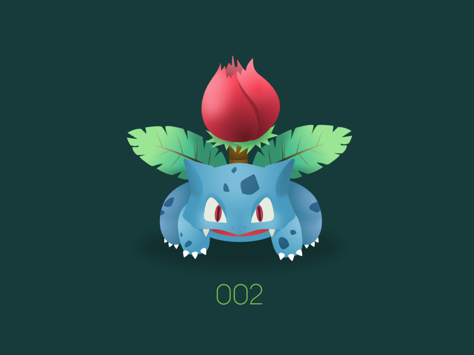 PKMN : 002 : Ivysaur by Justin J. Erwin on Dribbble