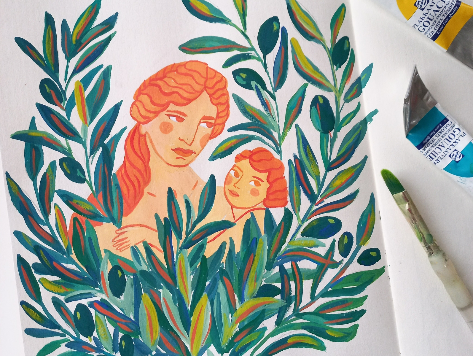Eirene peace goddess sketch by AnnaIvanir on Dribbble