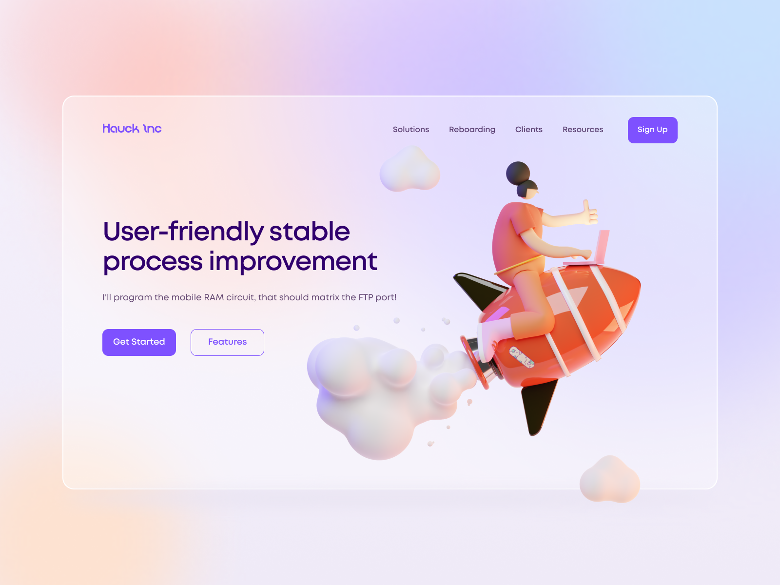 Hero Section 3d Glassmorphism By Daria Dombrovskaya On Dribbble 