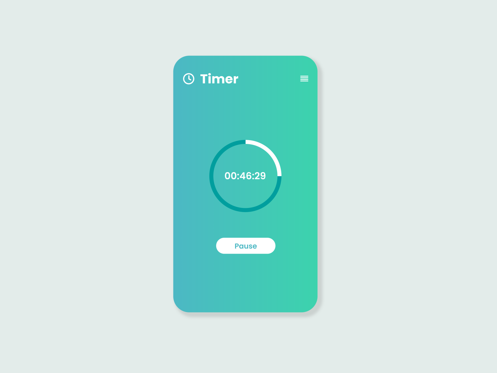Daily UI #14 - Countdown Timer by Richard Menezes on Dribbble