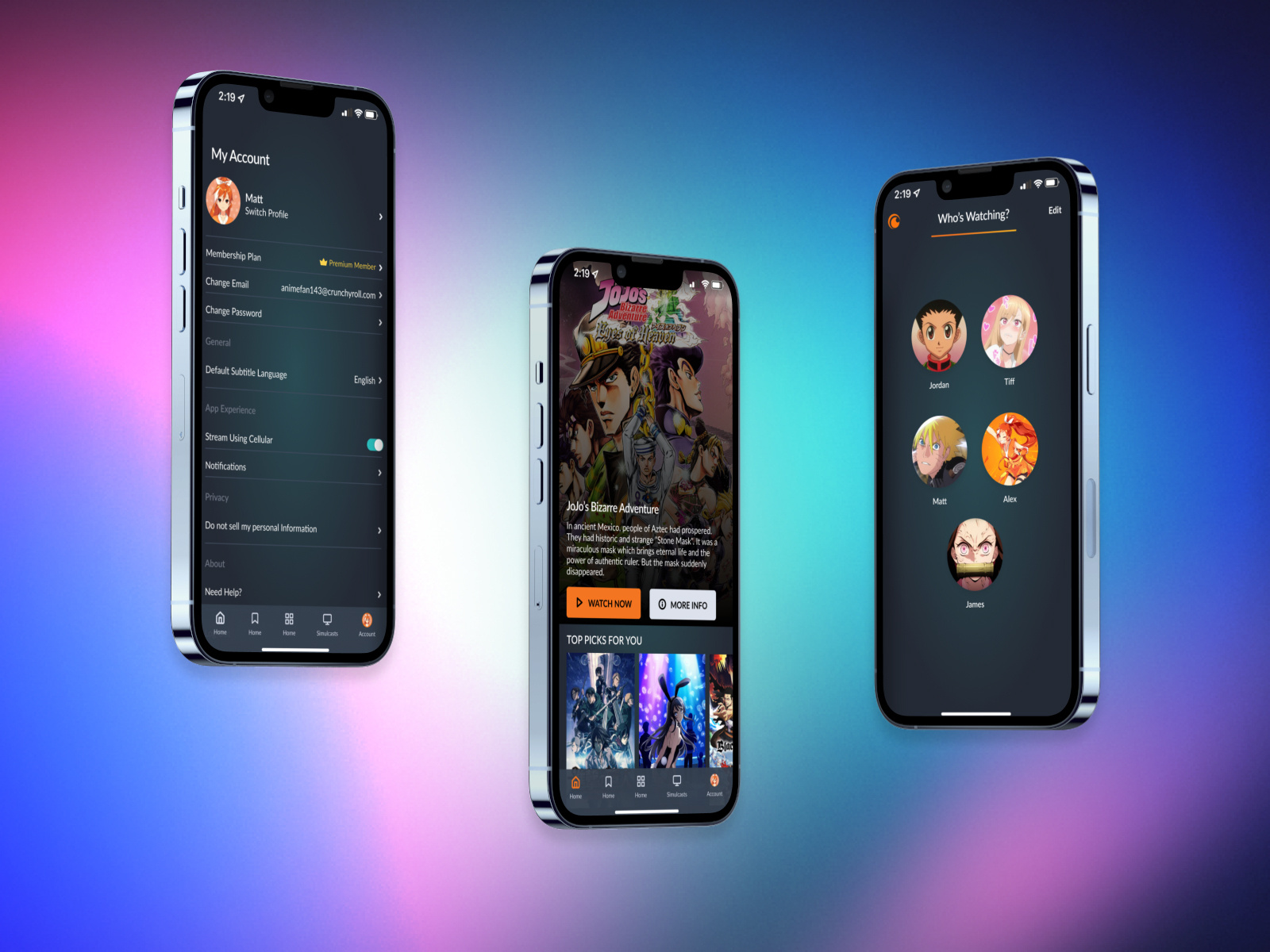 Dribbble - Crunchyroll_Profiles.jpg by Jordan Camarillo